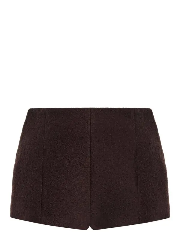 THE FRANKIE SHOP Vail Wool Hot Pants - Taupe