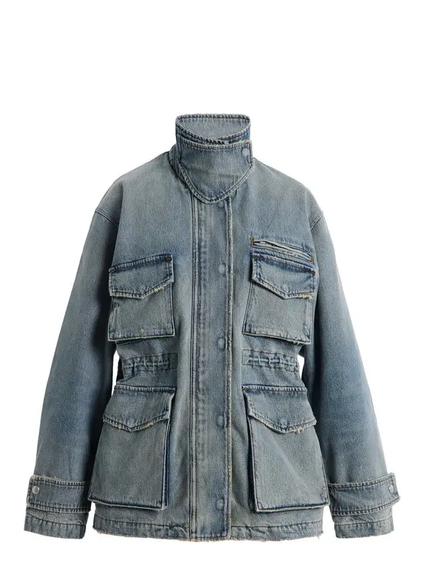 AGOLDE Aubrey Denim Jacket - Medium Wash
