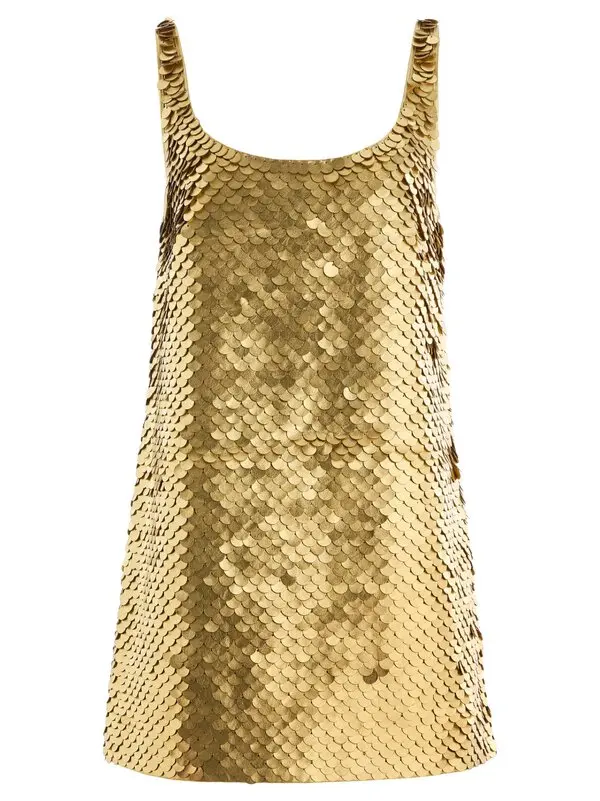 Alexis Eli Sequin Mini Dress - Gold
