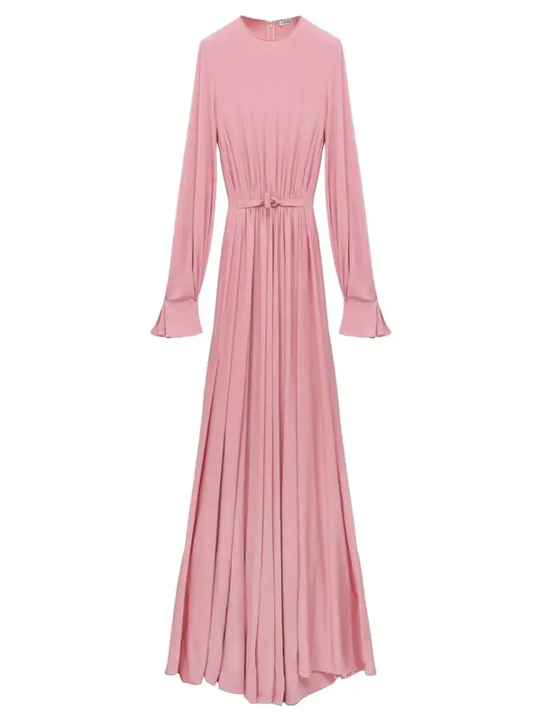 Loewe Jersey Draped Maxi Dress - Pink