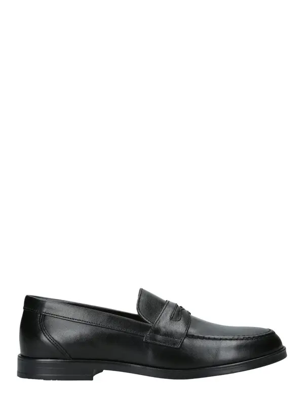 Trotters Leather Hugo Loafers - Black