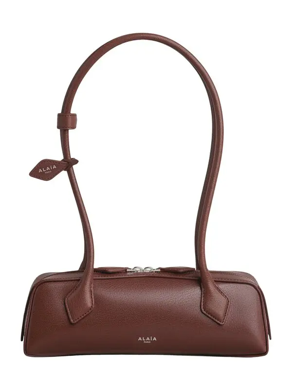 Alaïa Small Leather Le Teckel Shoulder Bag - Brown