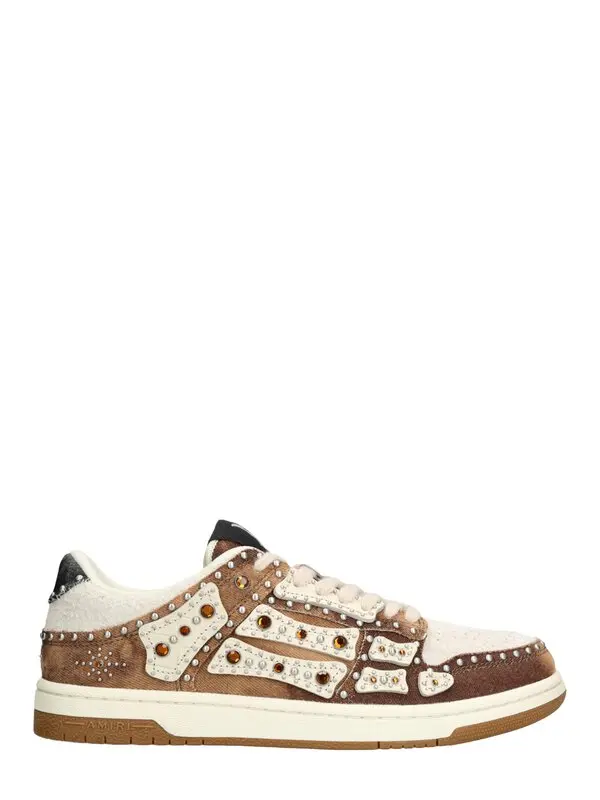 Amiri Skel Top Low Sneakers - Beige