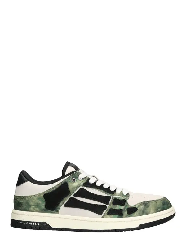 Amiri Skel Top Low Camouflage Sneakers - Green