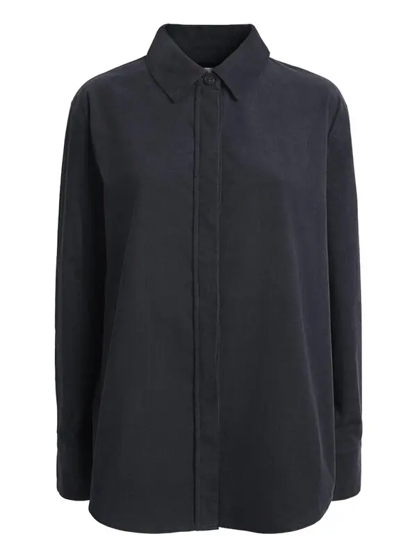 Vince Corduroy Shirt - Black