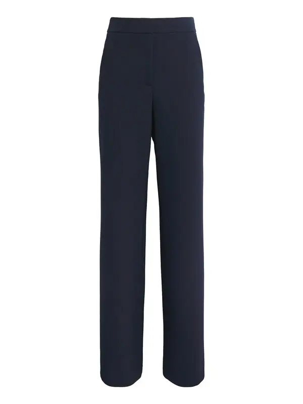 Veronica Beard Tonelli Wide-leg Trousers - Navy