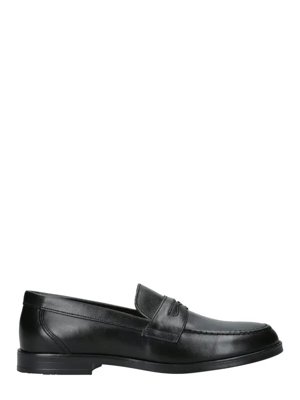 Trotters Leather Hugo Loafers - Black