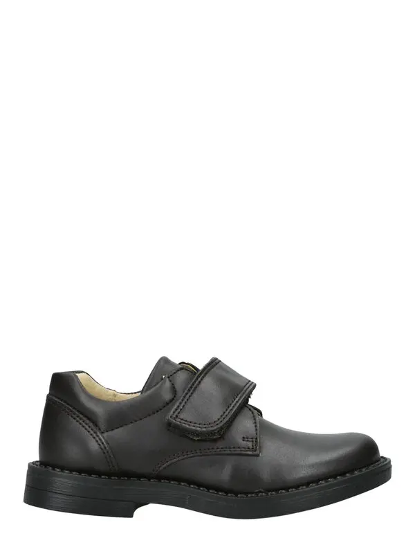 Trotters Leather George School Shoes - Brown