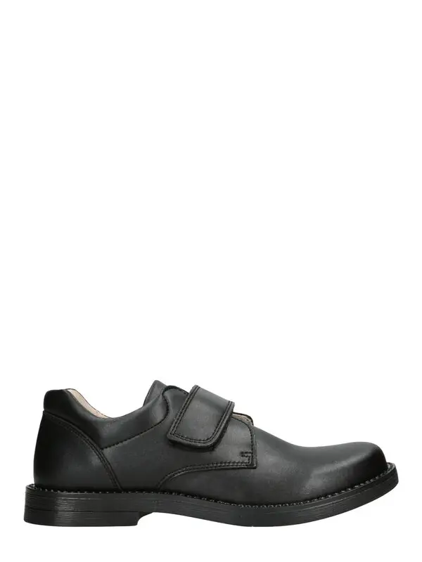 Trotters Leather George School Shoes - Black