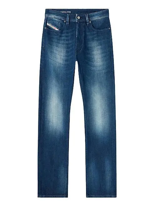 Diesel 1985 Larkee 0adbq Relaxed-fit Denim Jeans - 01