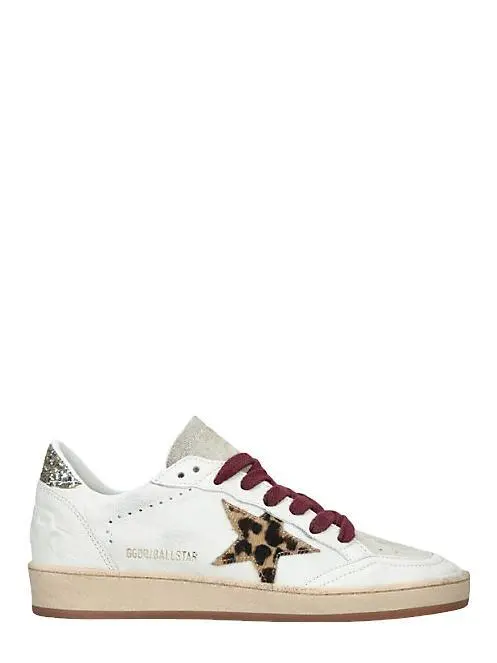 GOLDEN GOOSE Ball Star Leather Trainers - White/comb