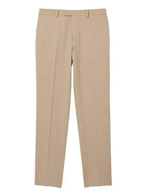 Sandro Berkeley Slim-fit Tapered Wool Trousers - Naturels