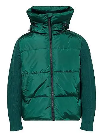 Canada Goose Hy-bridge Grove Contrast-knit Jacket - Glade Green - Vert