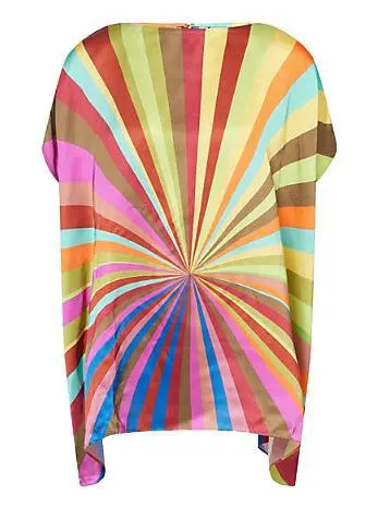 DIMA AYAD Printed Woven Top - Multicolor