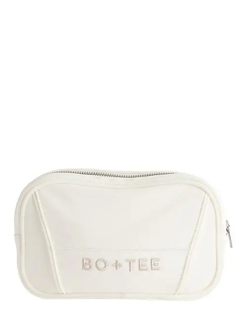Bo+tee Brand-embroidered Stretch-woven Bum Bag - Ice