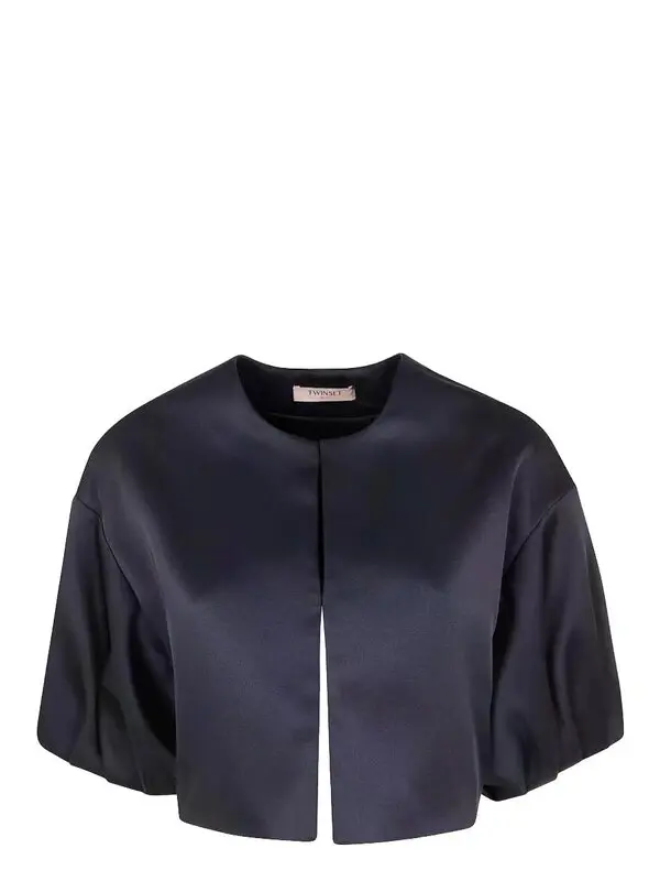 TWINSET Cropped Jacket - Blue