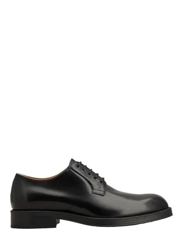 TOD'S Leather Lace-up Shoes - Black