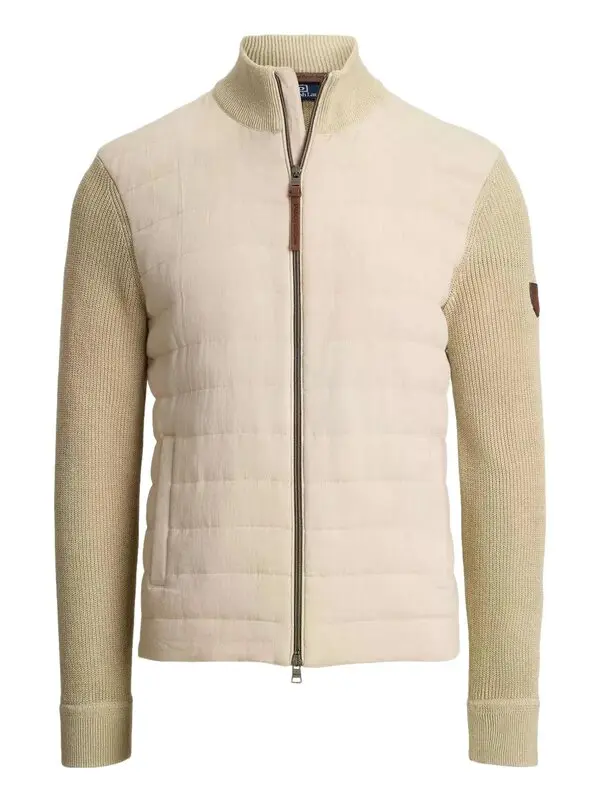 Polo Ralph Lauren Panelled Padded Jacket - Neutrals
