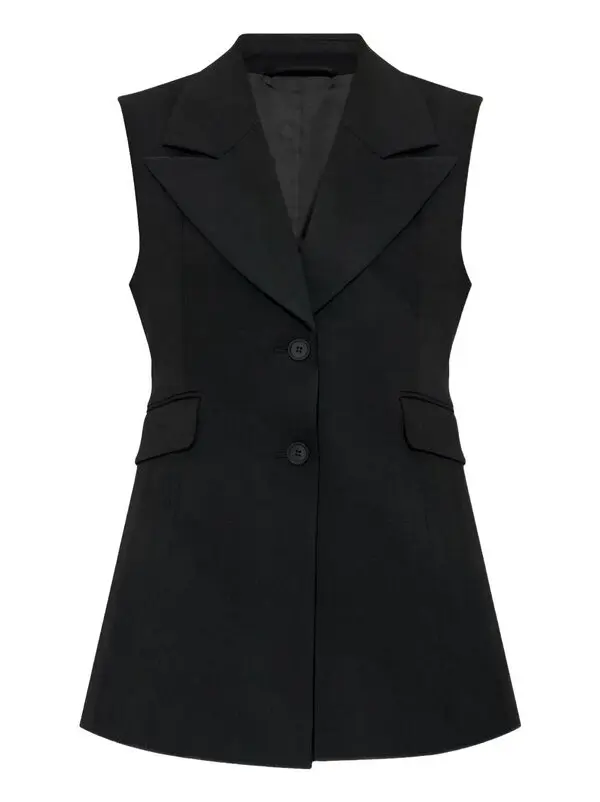 ALLSAINTS Flap-pocket Waistcoat - Black