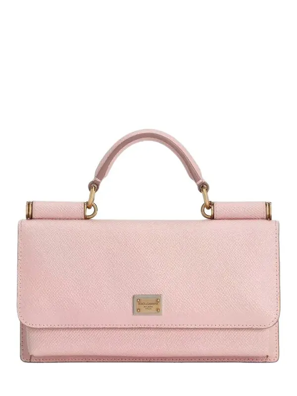 Dolce & Gabbana Logo-plaque Mini Bag - Pink