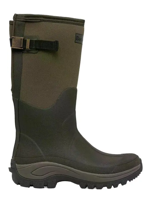 Barbour Tynedale Buckle-detail Wellington Boots - Green