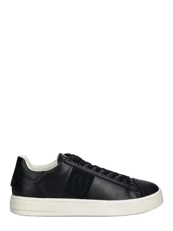 Armani Exchange Logo-detail Sneakers - Black