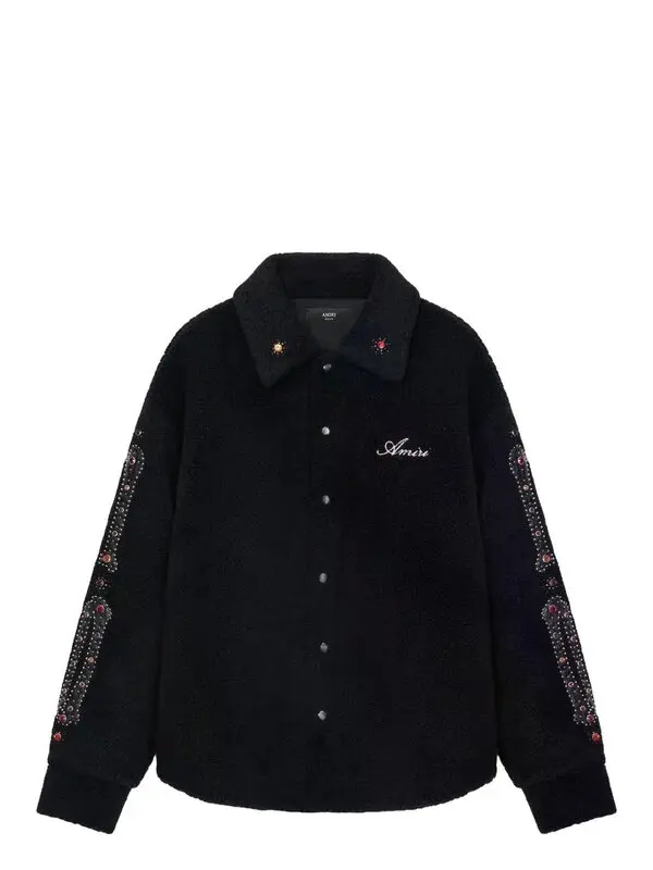 Amiri Studded Overshirt - Black