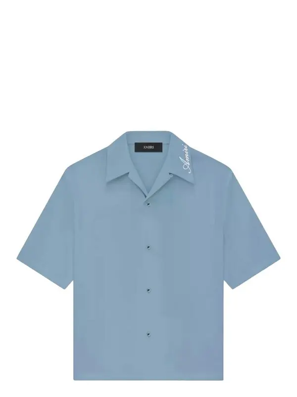 Amiri Collar Camp Shirt - Blue