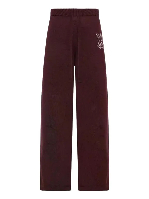 Amiri Logo Knit Trousers - Red