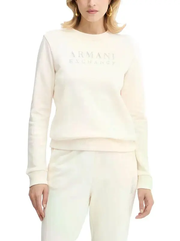Armani Exchange Logo Sweatshirt - Neutrals