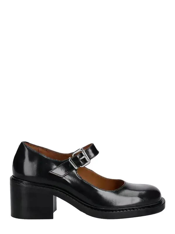 BILLI BI Buckled Mary Jane Pumps - Black
