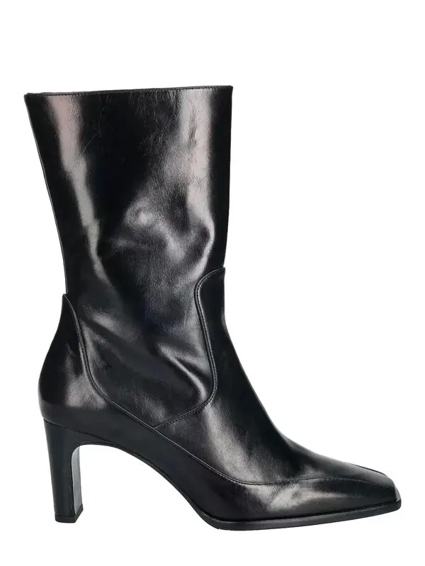 BILLI BI Square-toe Knee-high Boots - Black