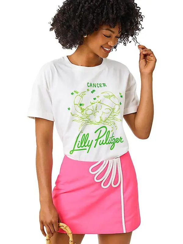 Lilly Pulitzer® Stella Pisces Zodiac Graphic T-shirt - Multi Cancer Graphic