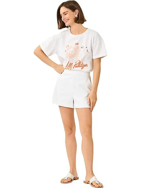 Lilly Pulitzer® Stella Pisces Zodiac Graphic T-shirt - Multi Leo Graphic
