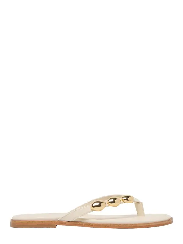 DOLCEVITA Juny Sandals - Off White Leather