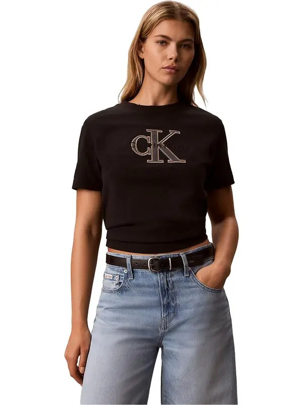 Calvin Klein Monologo Classic T-shirt - Black