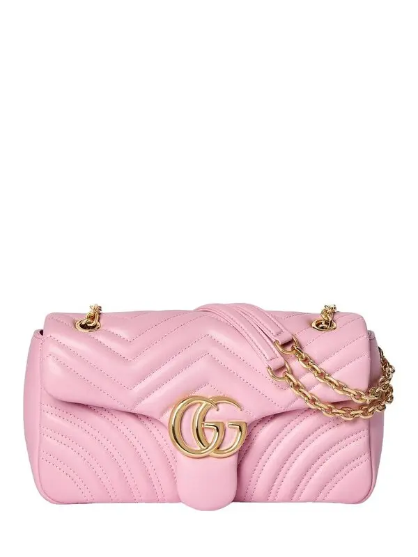 Gucci Gg Marmont Medium Shoulder Bag - Pink