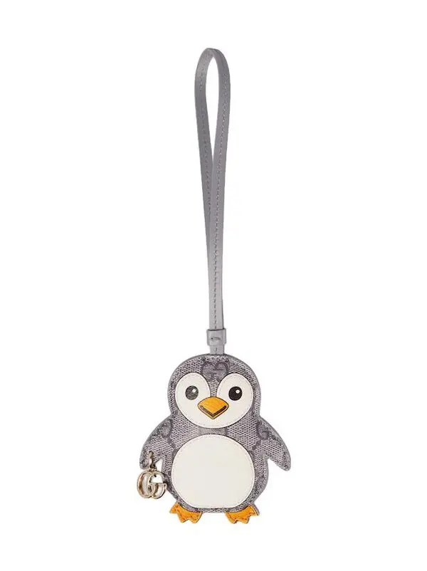 Gucci Penguin-shaped Bag Charm - Grey
