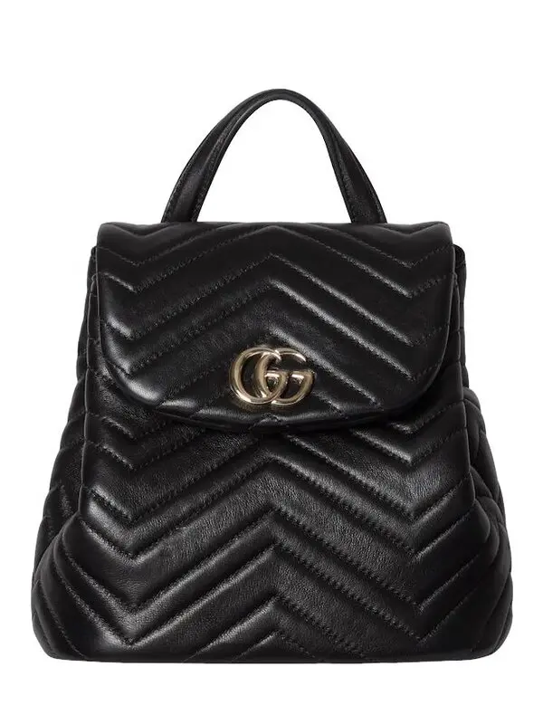 Gucci Gg Marmont Mini Backpack - Black
