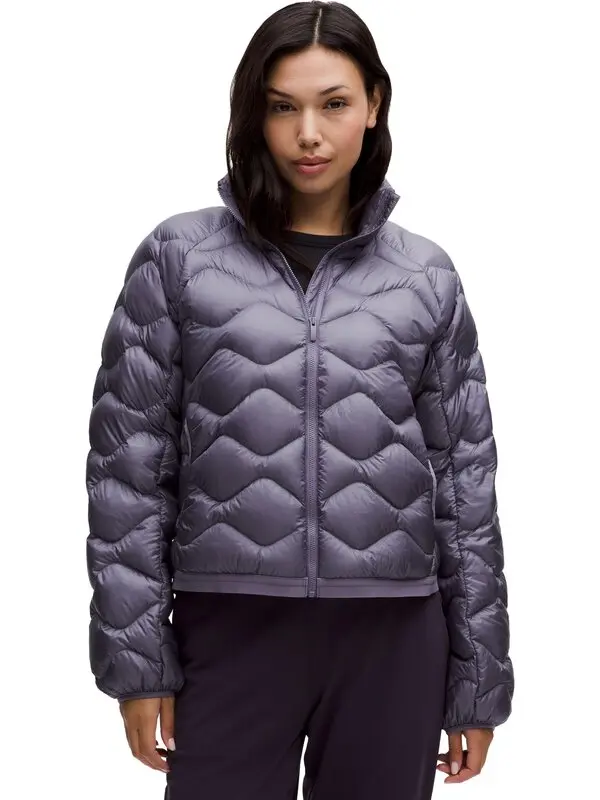 Lululemon Featherweight 900-down-fill Quilted Jacket - Grape Mist