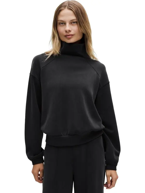 Lululemon Brushed Softstreme Funnel Neck - Black