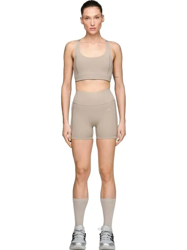 Adidas X Entire Studios Optime Short Training Leggings - Putty Beige