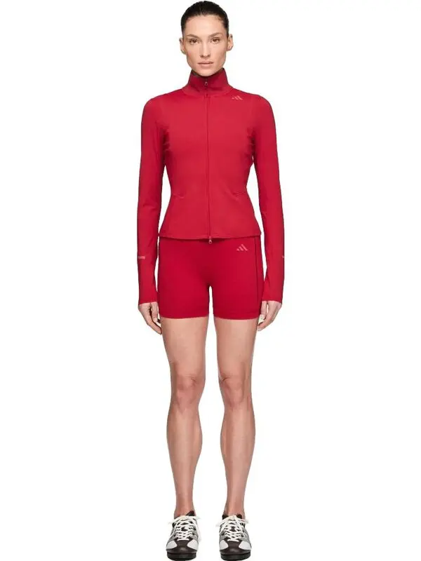 Adidas X Entire Studios Optime Short Training Leggings - Active Maroon