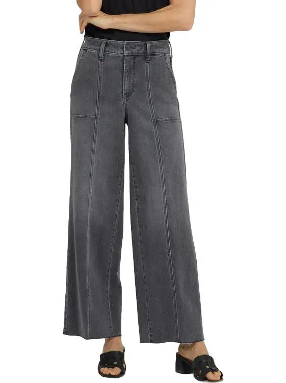 NYDJ Simone Seamed Wide Leg Jeans - Dusty Ash