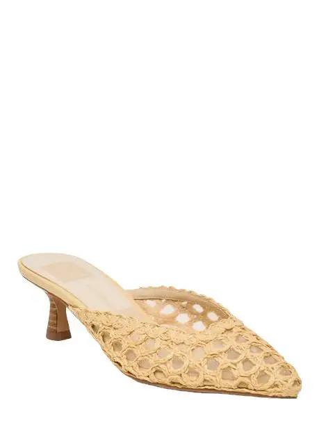 Dolce Vita Cleo Loop Mule - Natural Raffia