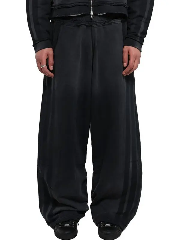 JADED LONDON Sporty Stripe Monster Track Pants - Black