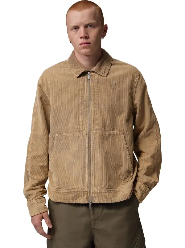 JORDAN Flight Corduroy Chore Jacket - Brown