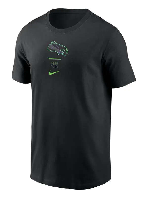 Nike Tampa Bay Rays City Connect 2-hit Mlb T-shirt - Black