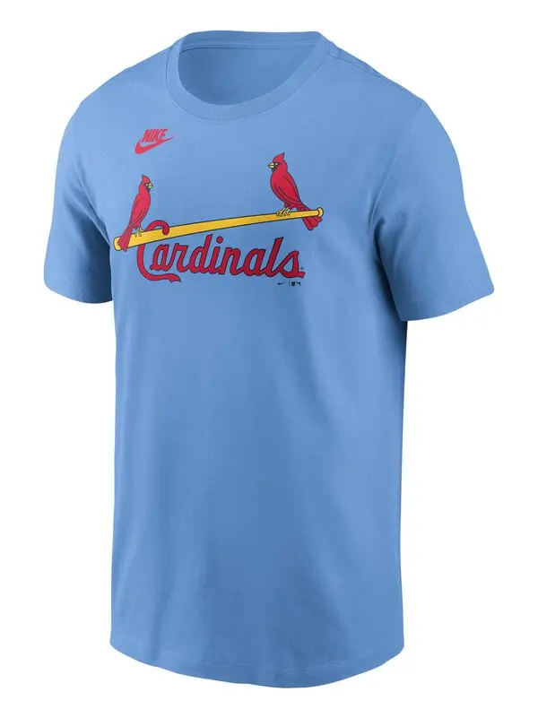 Nike Ozzie Smith St. Louis Cardinals Cooperstown Mlb T-shirt - Blue