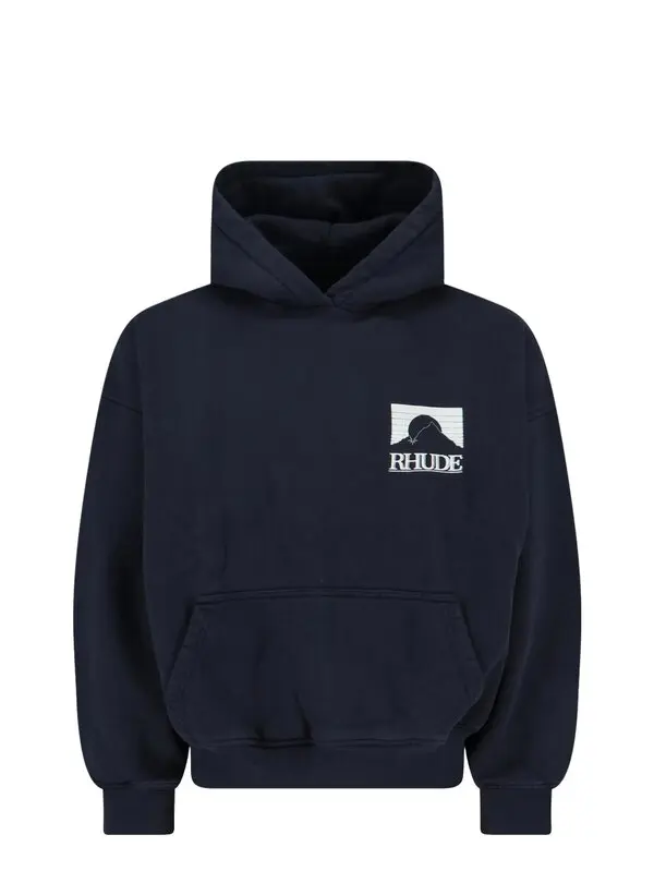Rhude Cotton 'moonlight' Hoodie - Black